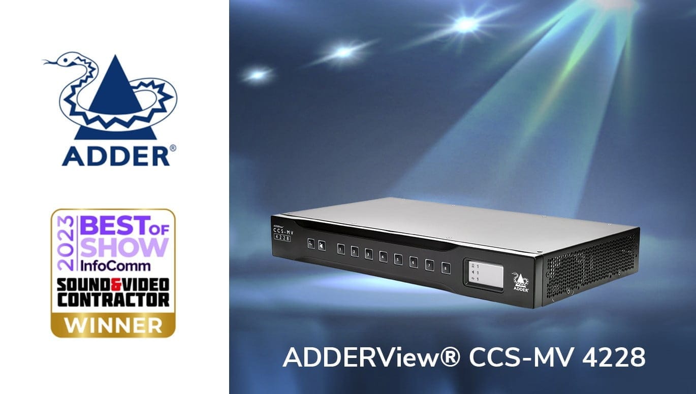 Adder Technology vincitore InfoComm 2023 | Touchmonitor e Touchscreen Italia